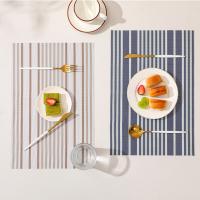 China Eco Friendly Textilene Mesh Table Placemats 30x45cm Oilproof Heat Resistant for sale