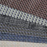 China PVC Coated Textilene Mesh Fabric 235-1200 GSM Outdoor Deckchair Lounger Fabric for sale