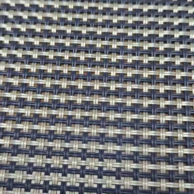 China PVC Coated Textilene Mesh Fabric 630gsm for Outdoor Garden Furniture 1.5-2.5m Width for sale