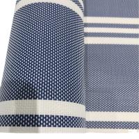 China Outdoor UV Textilene 2x1 Mesh Fabric 530gsm PVC Coated HDPE Sun Proof Breathable for sale
