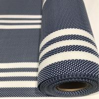 China Outdoor UV Textilene 2x1 Mesh Fabric 530gsm PVC Coated HDPE Sun Proof Breathable for sale