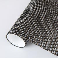 China PVC Coated Textilene Mesh Fabric 4x4 Woven 730gsm UV Water Stain Resistant for sale