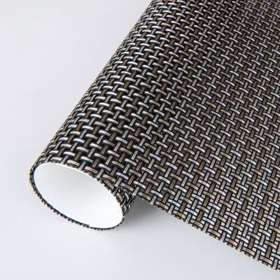 China PVC Coated Textilene Mesh Fabric 4x4 Woven 730gsm UV Water Stain Resistant for sale