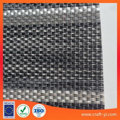 China PVC Coated Textilene Mesh Fabric 630gsm 2x1 Weave Outdoor Shade Sail Furniture Fabric White for sale