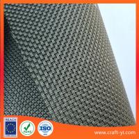 China Black Textilene Mesh Fabric 70% PVC 30% Polyester 630gsm Outdoor Chair Fabric for sale