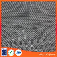 China Black Textilene Mesh Fabric 70% PVC 30% Polyester 630gsm Outdoor Chair Fabric for sale