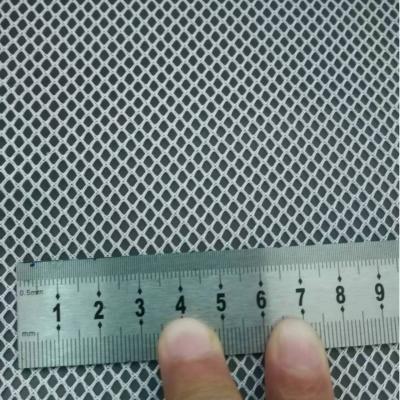 China 100% Polyester Warp Knitted Gingham Mesh for Embroidery Backing diamond mesh for sale