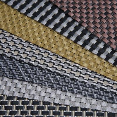 China Anti-UV PVC Coated Mesh Fabric 780gsm for Patio Sling Chair Furniture for sale