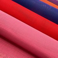 China PVC Coated Polyester Textilene Mesh Fabric 530gsm Breathable Pet Bed Material for sale