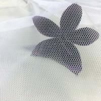 China 100% Polyester Hexagonal Mosquito Net Fabric 90gsm 1.6m Width for Wedding Dress Sportswear for sale
