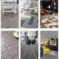 China Customized Large Hotel Carpet 30 Percent Polyester 70 Percent PVC Easy Clean Fireproof Wearproof 80x120 cm for sale