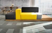 China Textilene PVC Fabric Carpet Rug 40x60cm Easy Clean Waterproof for Hotel Office for sale