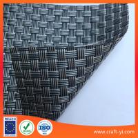 China Black White Chequered 8x8 Textilene Mesh Fabric 720gsm PVC Coated Polyester Weave for sale