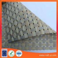 China Rattan Color 8x8 Textilene Mesh Weave Fabric PVC Coated Outdoor Mesh 720gsm for sale