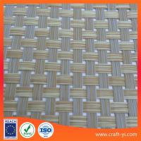 China Rattan Color 8x8 Textilene Mesh Weave Fabric PVC Coated Outdoor Mesh 720gsm for sale
