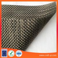 China Golden Black Mix Color Textilene 2x2 Outdoor Sun Chair Beach Chair Leisure Chair Fabrics 630gsm 1.5-2.5m Width for sale