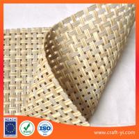 China Light Rattan Textilene Mesh Fabric 4x4 Woven for Outdoor Sun Lounger Chair 750gsm for sale