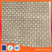 China Light Rattan Textilene Mesh Fabric 4x4 Woven for Outdoor Sun Lounger Chair 750gsm for sale