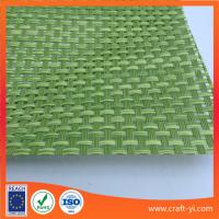 China Light Green Textilene Mesh Fabric 4x4 Woven 750gsm PVC Coated Polyester for Outdoor Furniture for sale