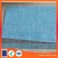 China Light Blue Textilene Mesh Fabric 4x4 Woven 70% PVC 30% Polyester 750gsm for sale