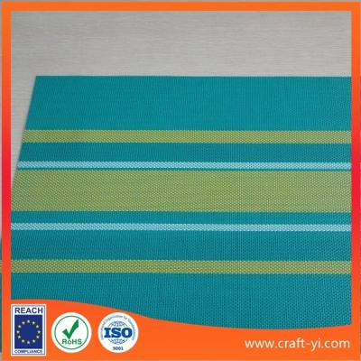 China Color Bar Textilene Mesh Fabric 2x1 Woven Strip for Leisure Beach Chair Outdoor for sale