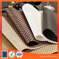China Golden Color 4x4 Weave Textilene Mesh Fabric 750gsm High Tensile Strength for sale