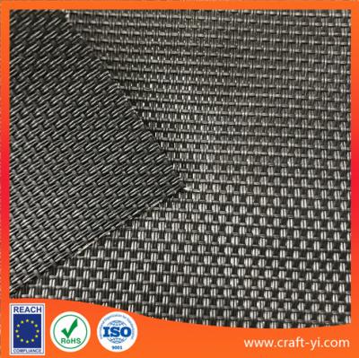 China Black 2x1 Weave Outdoor Anti-UV Textilene Mesh Fabric 630gsm for Sun Chair for sale