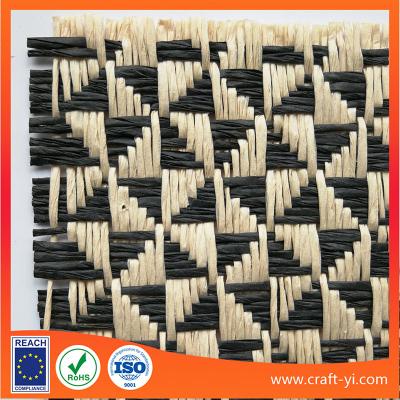 China Natural Straw Fabric Textile Weave Style Paper Fabric for Eco-Friendly Weaving for sale