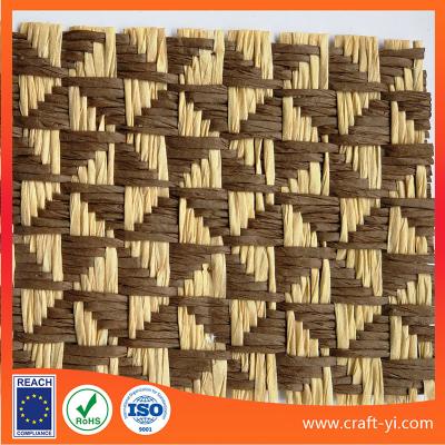 China Natural Woven Straw Mat Handicraft 120x180cm Eco-Friendly Textile Fabric for sale