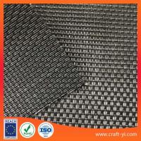 China Black 2x1 Textilene Mesh Fabric 620gsm PVC Coated Outdoor Garden Chair Table for sale
