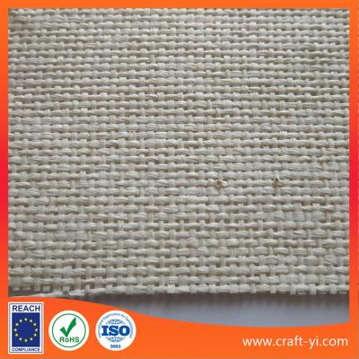 China Paper raffia fabric Straw weaving textiles natural material supplier for sale