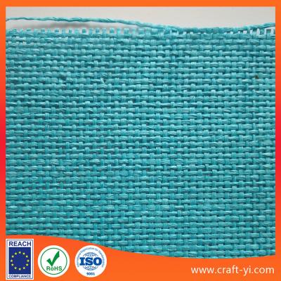 China Natural Paper Raffia Fabric for Weaving Eco-Friendly Paper Woven Fabric Supplier China for sale