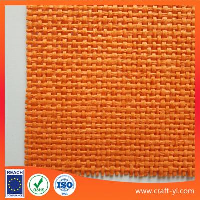 China Raffia Woven Fabric for Hat Textile Paper Supplier 60cm Width 100gsm for sale