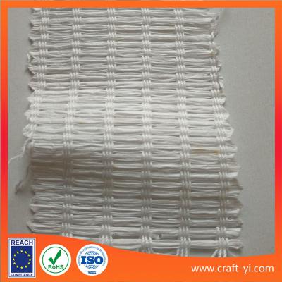 China White Environmental Raffia Woven Fabric Sunshade 3m x 5m for Indoor Room Shading for sale