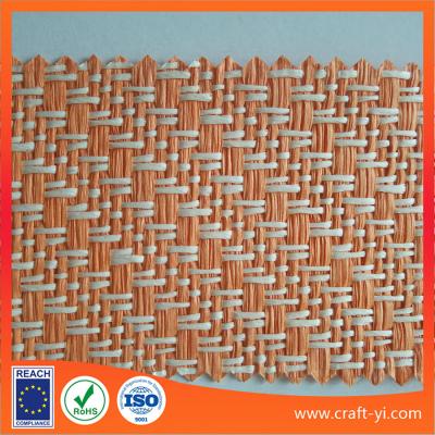 China Natural Woven Straw Fabric 100 GSM Eco Friendly Textile for Decoration for sale