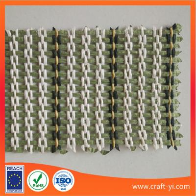 China Natural Straw Fabric Textile for Paper Weaving Raffia Polypropylene Fabric for sale