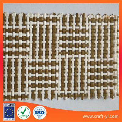 China Natural Paper Straw Weaving Fabric Textile for Hat Making 50cm Width for sale