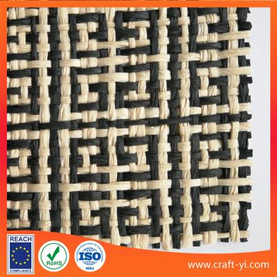 China Natural Straw Fabric Textile for Hat DIY Paper Fabric Clothing Material for sale