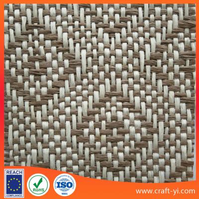 China Natural Raffia Fabric for Curtains Wall Dividers Hats 50cm Width Eco Friendly for sale