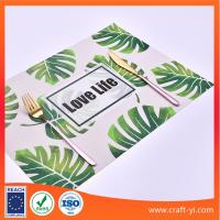 China Textilene Place Mat 300x450 mm Washable Heat Resistant PVC Woven Table Mat for sale