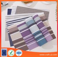China Textilene Mesh Placemats 45x30cm Heat Resistant Anti UV Reusable Hotel Dining Table Mats for sale