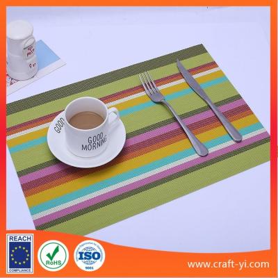 China Textilene Place Mats Table Mats Coasters Dining Accessories Easy Clean 30x45cm for sale