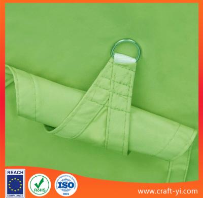 China Outdoor Waterproof Sun Shade Sail Green Fabric UV Block 160gsm HDPE for sale