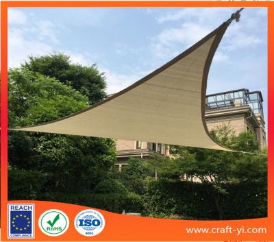 China Waterproof Sun Shade Sail 160 GSM HDPE Fabric UV Block Patio Canopy for Garden Outdoor for sale