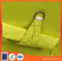 China Anti-UV Solar Screen Sun Shade Fabric 3x3m Patio Sail Textilene Oxford PU for sale