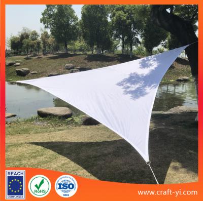 China Anti-UV 3-4-5-Point Patio Sun Shade Sail 3x3m 5x5m Garden Side Awning for sale
