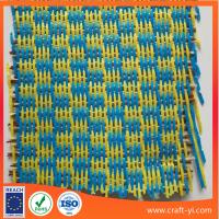 China PP Woven Fabric Straw Wreath 580GSM 1.5m Width Eco-Friendly Square Design for sale