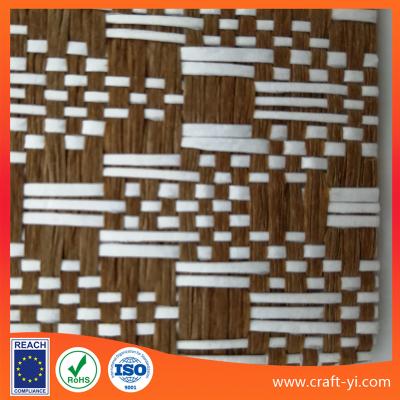 China Natural Grasscloth Wallpaper by the Yard Eco Friendly Paper Woven Fabric 36 Inch Wide for sale