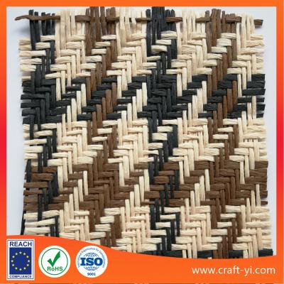 China Woven Grass Paper Fabric Wire Material Eco-Friendly Textured Wallcovering 50cm Width for sale