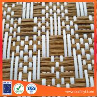 China Eco-Friendly Paper Woven Mesh Fabric 1.5m Width 220gsm for Hat Bag Furniture for sale